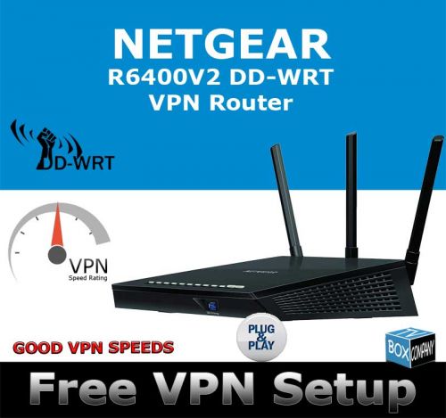 Netgear R6400 DD-WRT AC1750 WiFi VPN Router